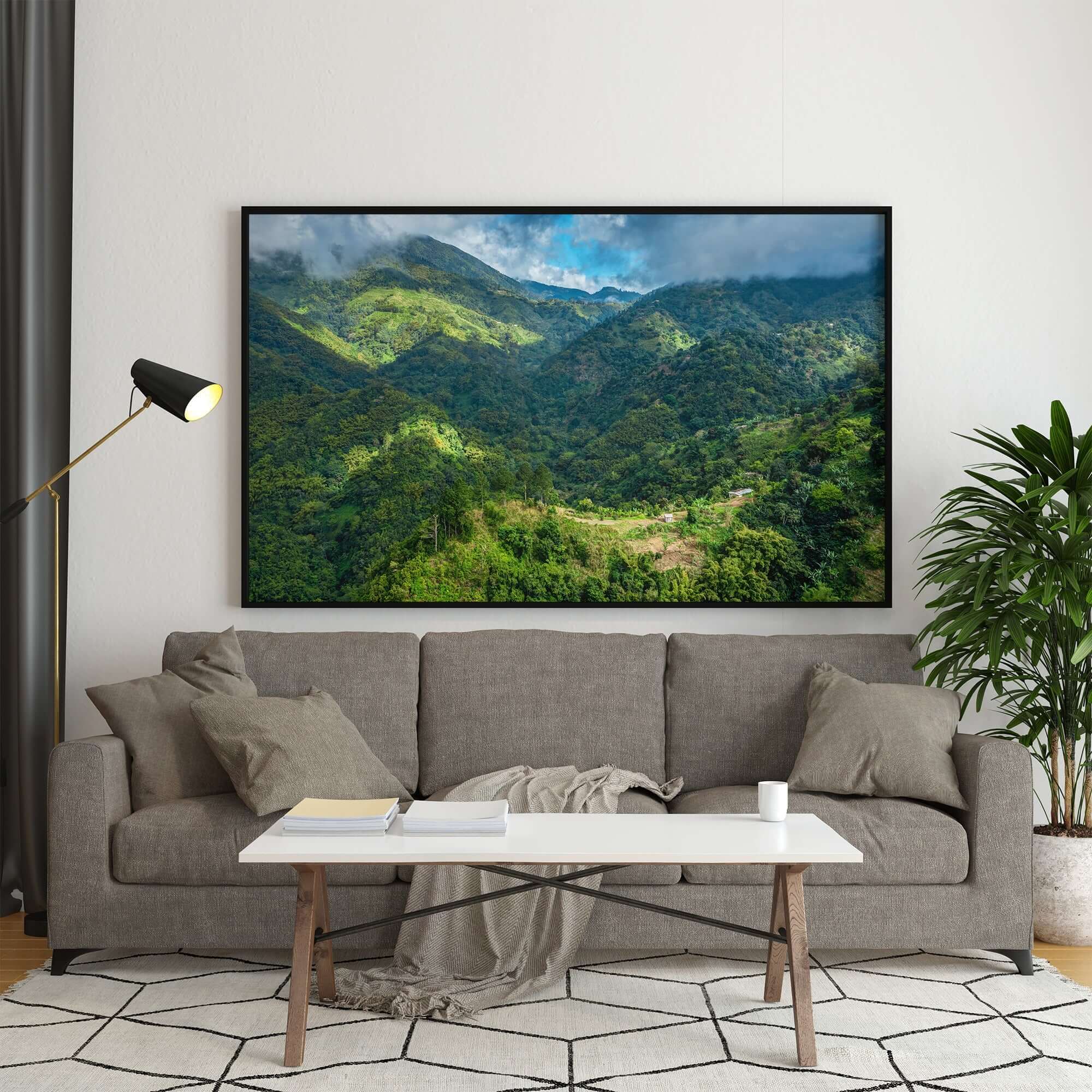 Blue Mountains in Portland Poster (unframed)